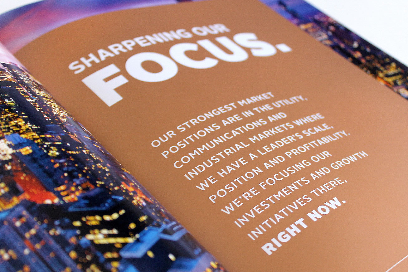 Metallic inks: Unusual, eye-catching, simple.